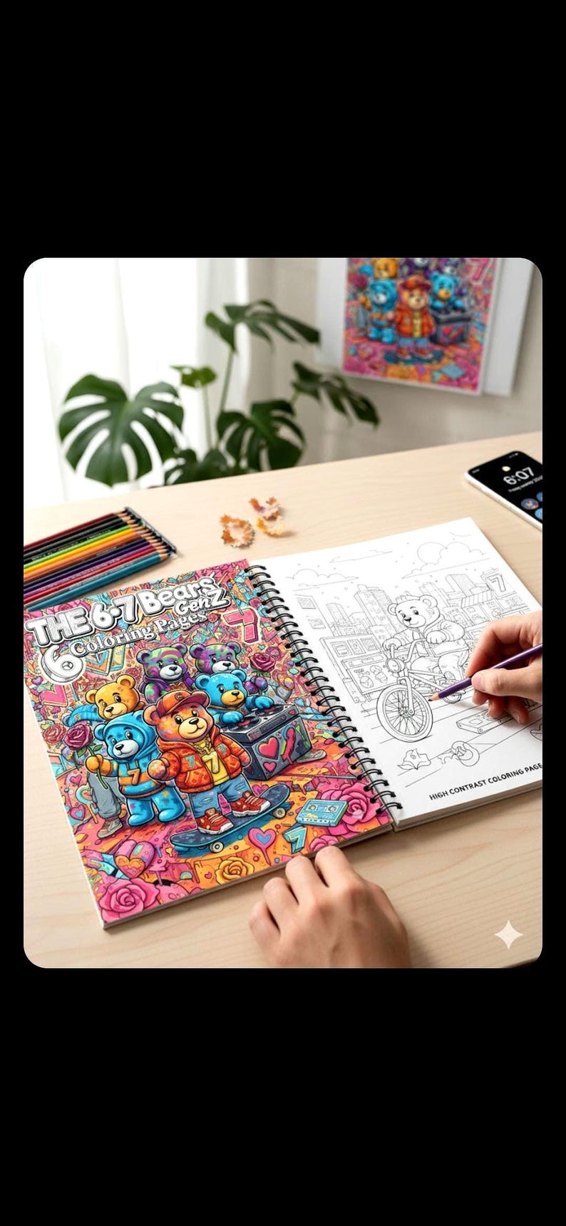 Coloring Pages for Kids: 8 Teddy Bears Activity Sheets Coloring Book ...
