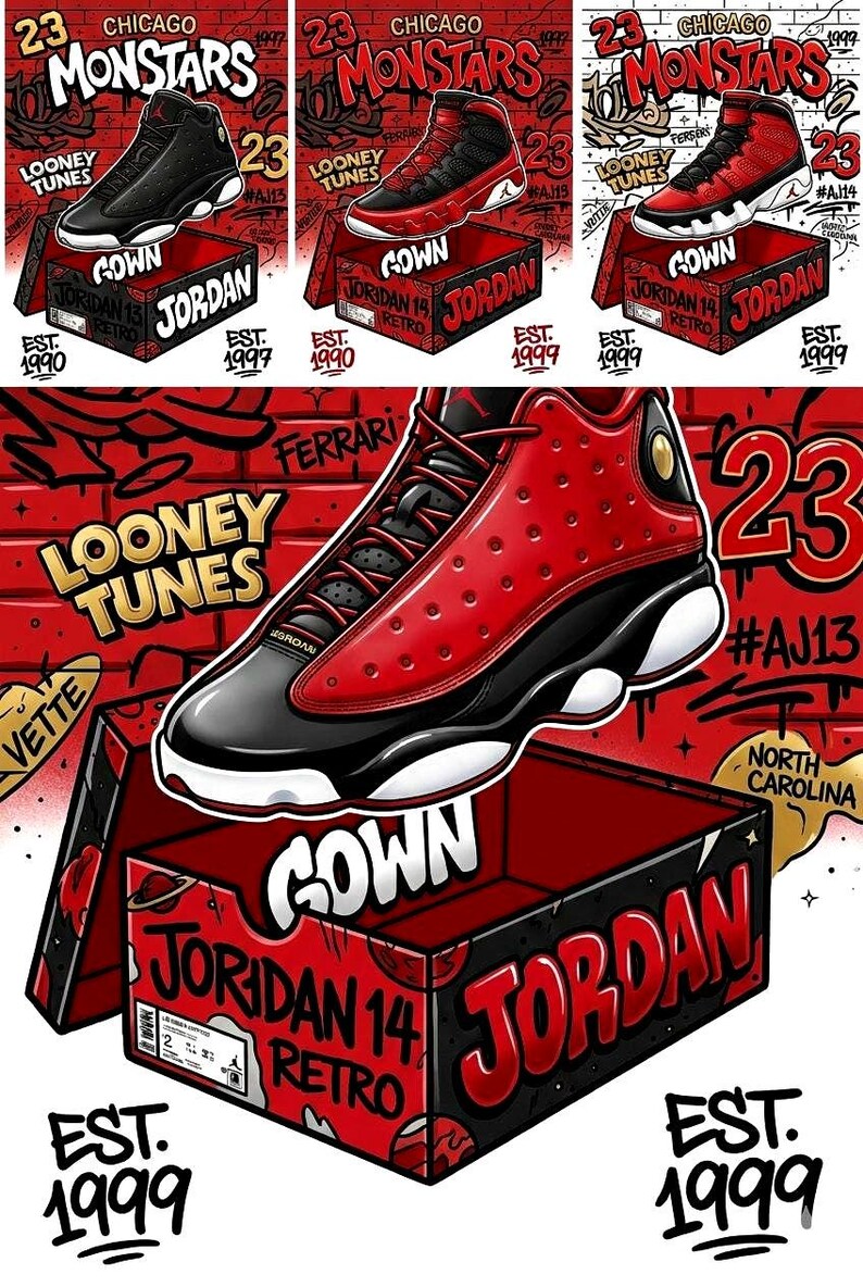Stoner 90s Cartoon Coloring Pages Sneaker Box Urban Drip Digital ...
