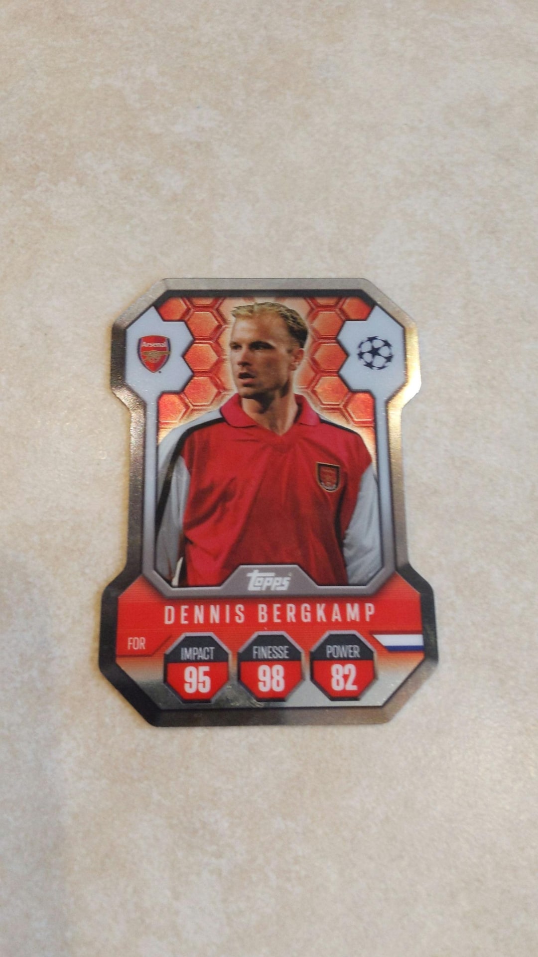 Dennis Bergkamp Chrome Shield Card Match Attax 2024/2025 - Etsy