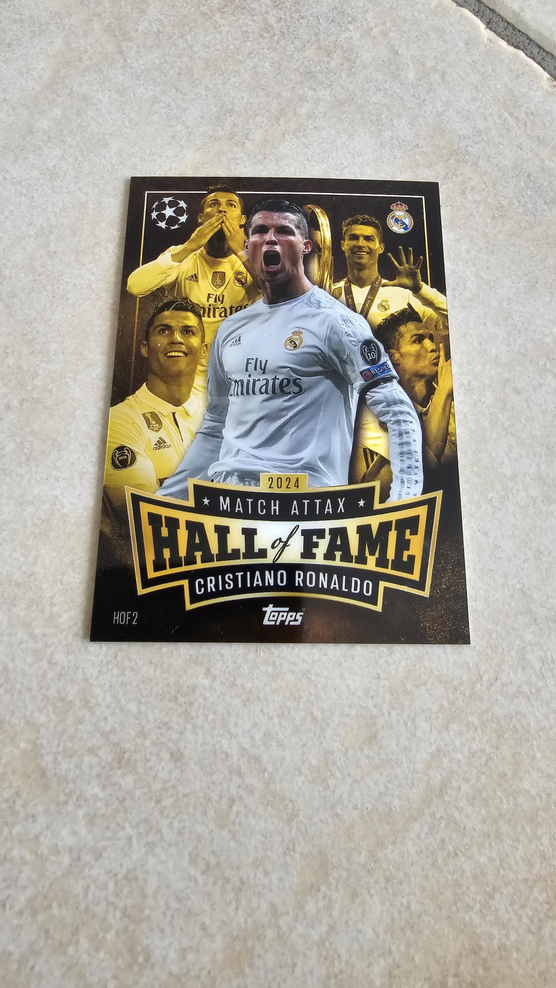 Cristiano Ronaldo Hall of Fame Card - Etsy