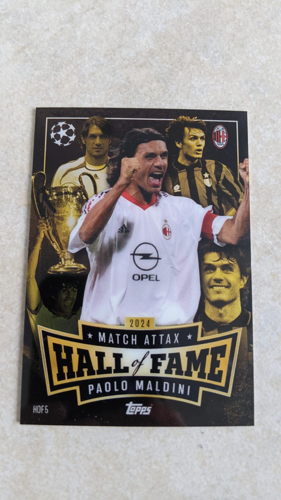 Paulo Maldini Hall of Fame Card Match Attax 2024/2025 - Etsy