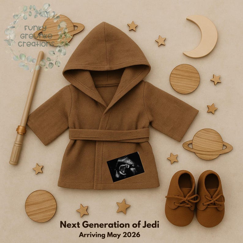 Space Wars Pregnancy Announcement, Future Jedi Baby Announcement, Star ...