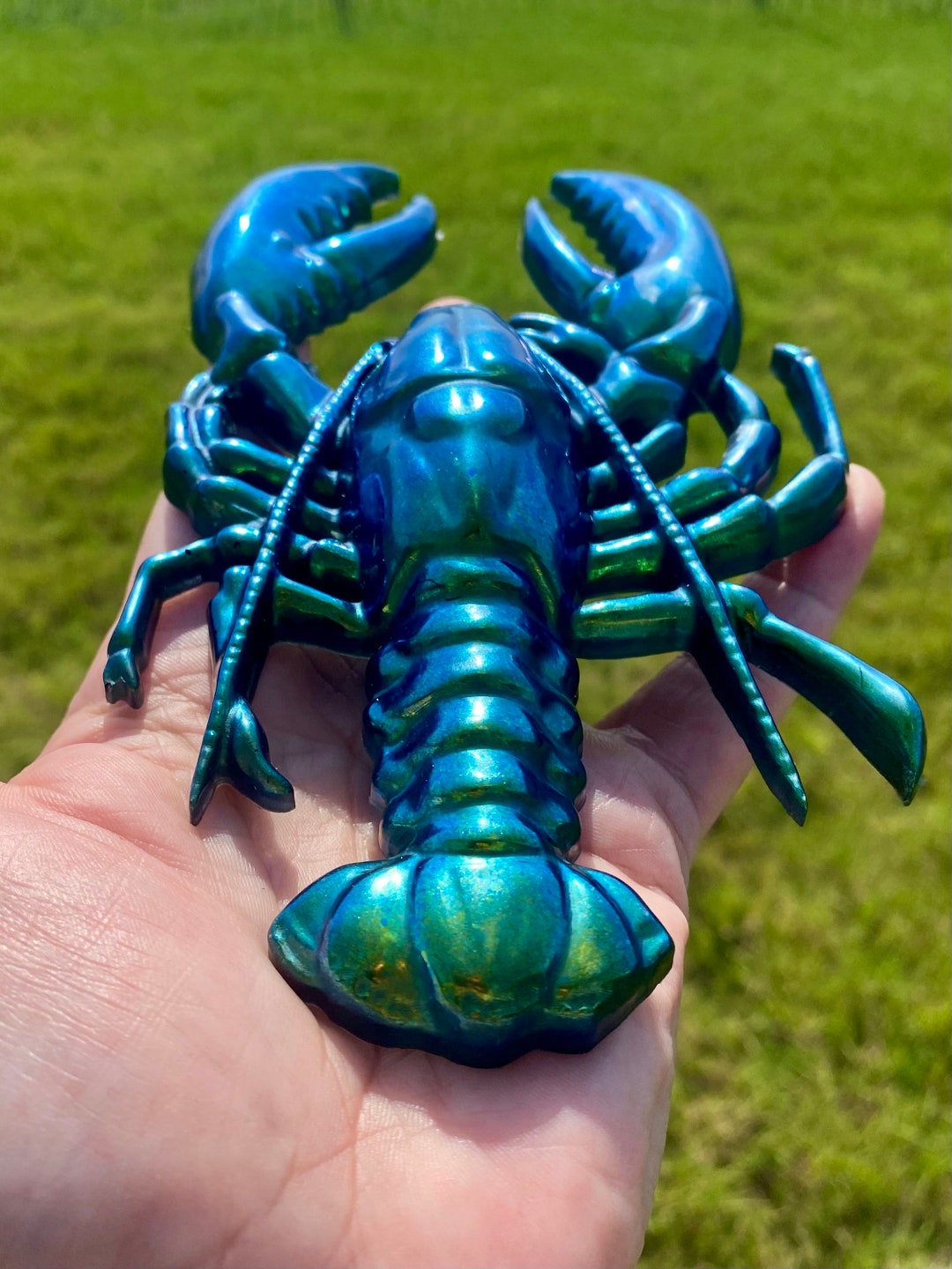 Color Shifting Resin Lobster Figurine/kitschy Gift/maximalist ...