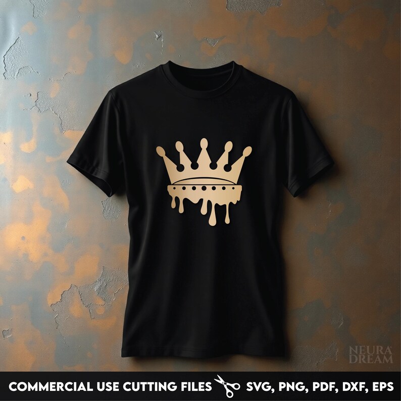 Crown SVG File, Crown Drip Svg, Royal Crown Clipart, Digital Download ...