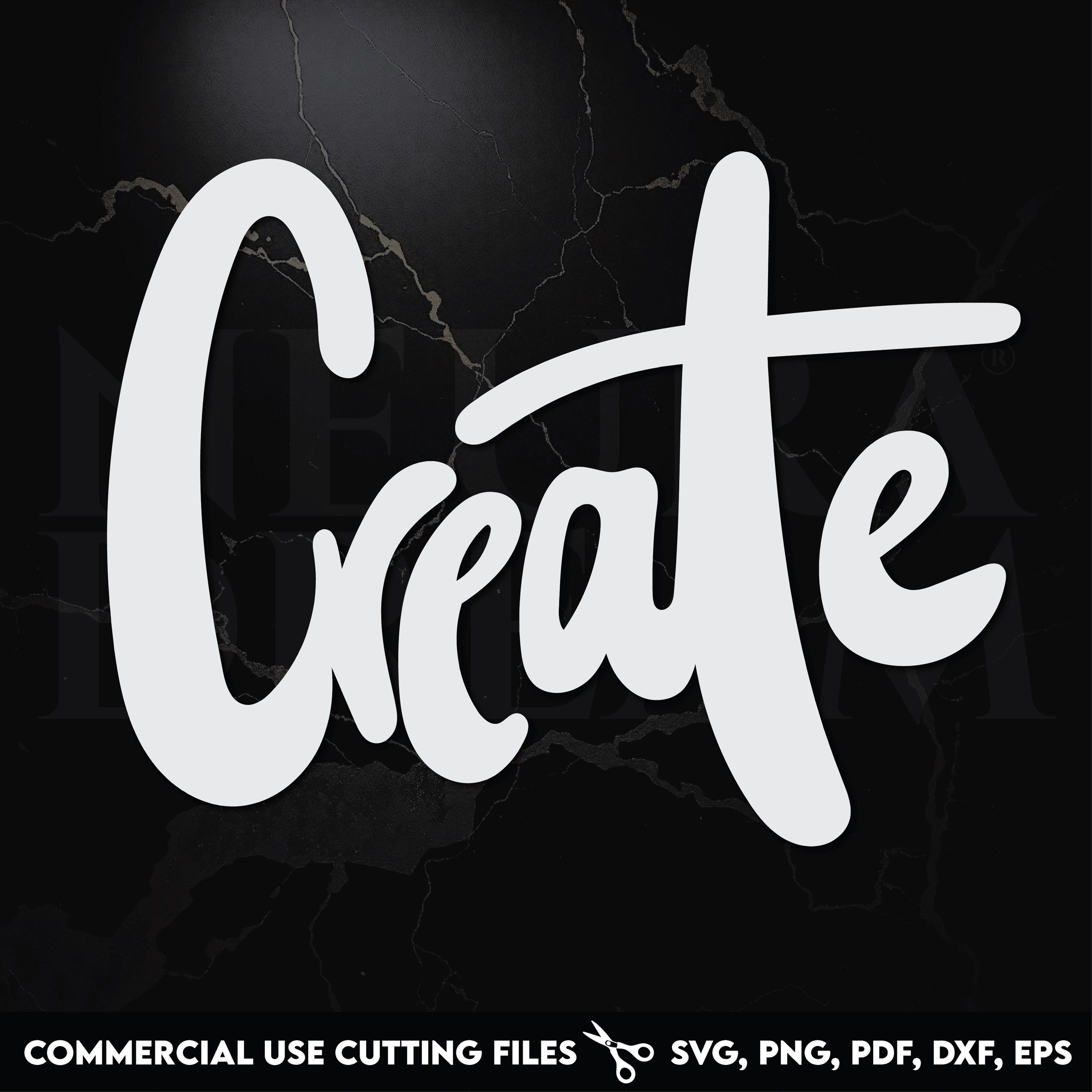 Create SVG File | Digital Graphic Design Cut File | Inspirational Word ...