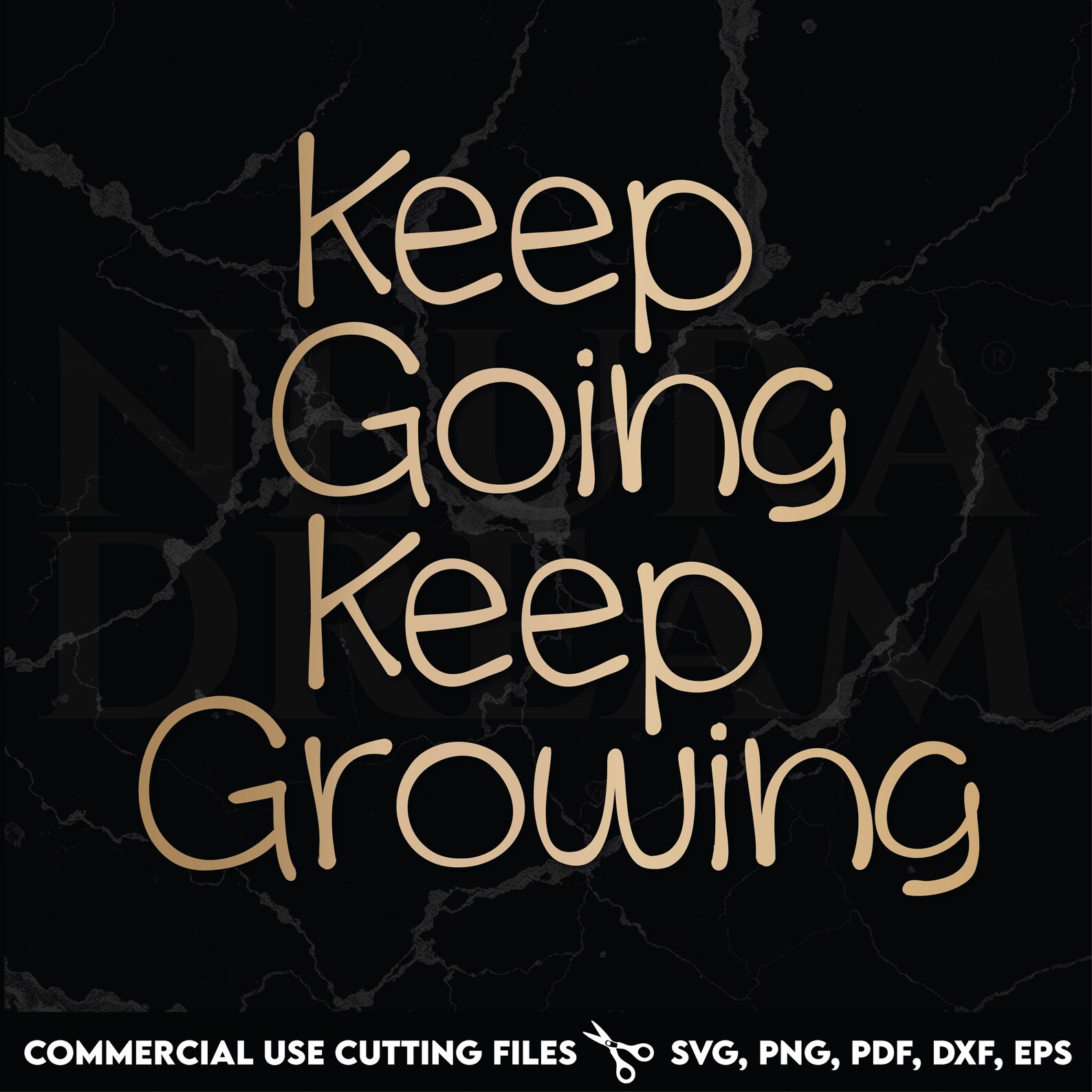 Keep Going Keep Growing SVG PNG | Inspirational Quote Digital File ...
