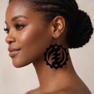 21 Earrings Bundle SVG - Afro Comb Svg - Earrings Afro Svg - Black ...