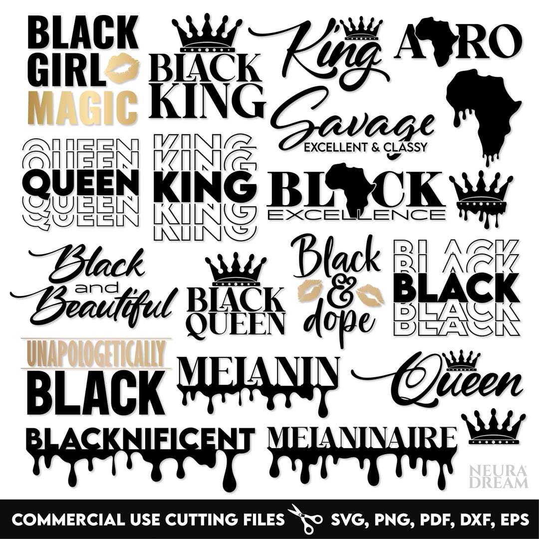 20 Afro Designs Bundle | Black Culture SVG | African American Clipart ...