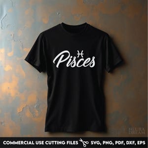 Pisces SVG File | Zodiac Sign SVG | Astrology Cut File | Pisces ...
