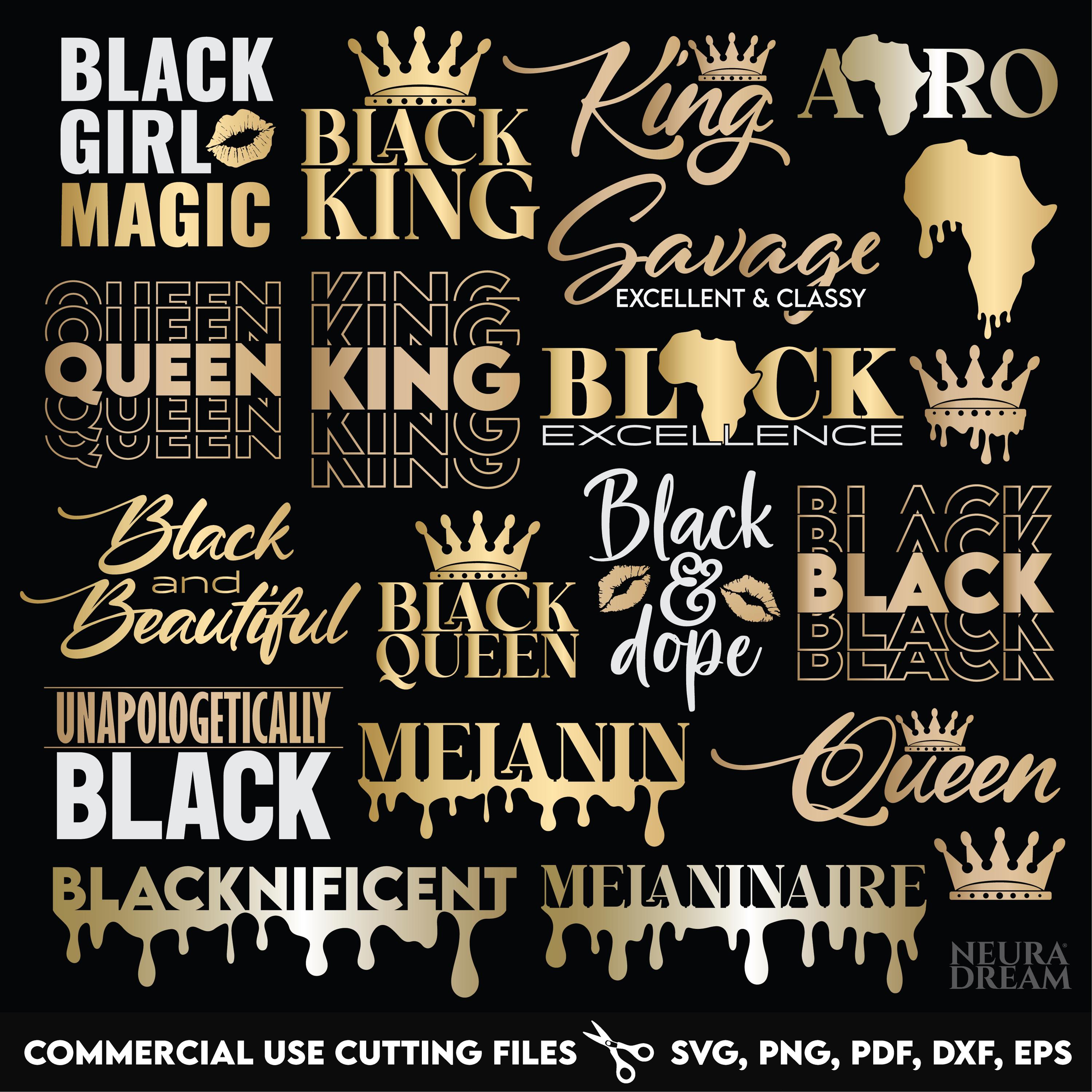 20 Afro Designs Bundle - Black Culture SVG - African American Clipart ...