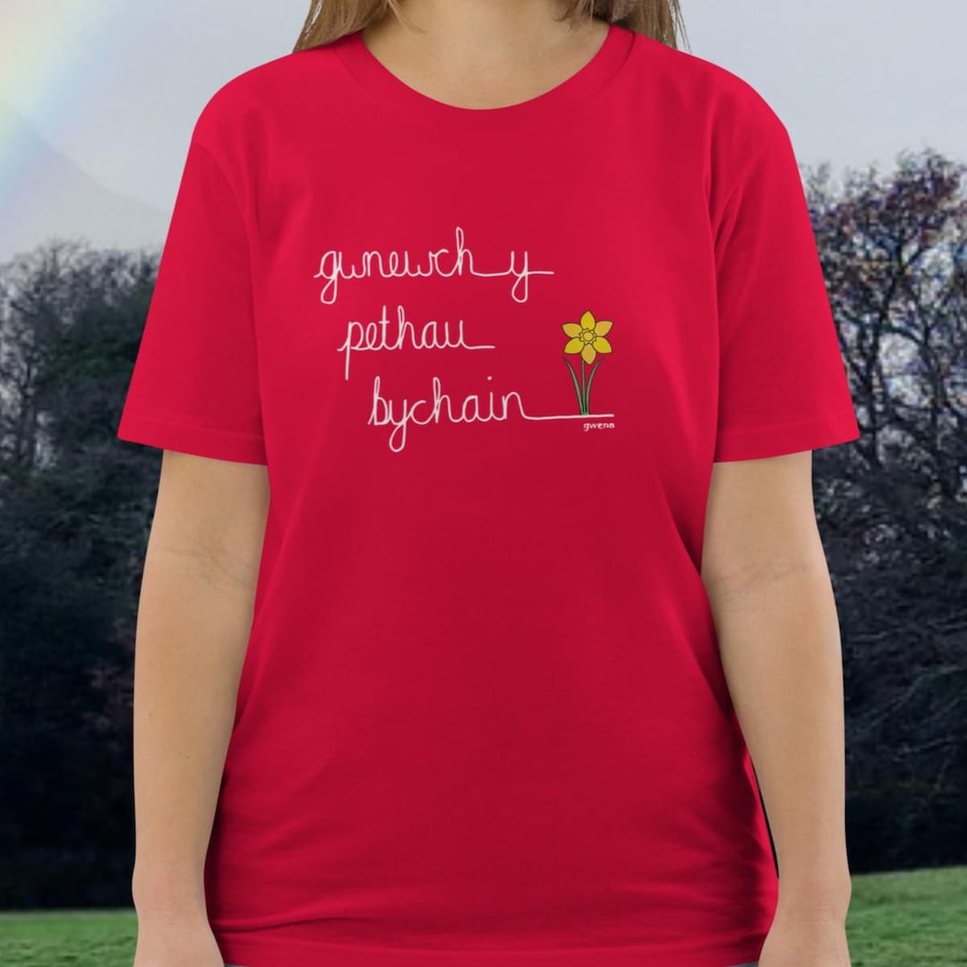 Crys T Dydd Gwyl Dewi non: Gwnewch Y Pethau Bychain. St David's Day T ...