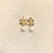 Gold Magnolia Flower With Freshwater Pearl Dangle Earrings - Etsy