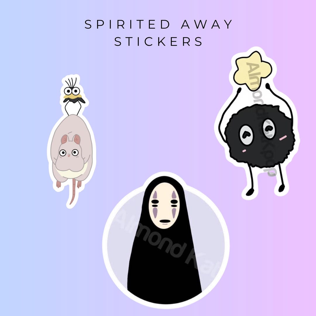 Spirited Away Inspired Sticker | Studio Ghibli | Animation | Gift Ideas ...