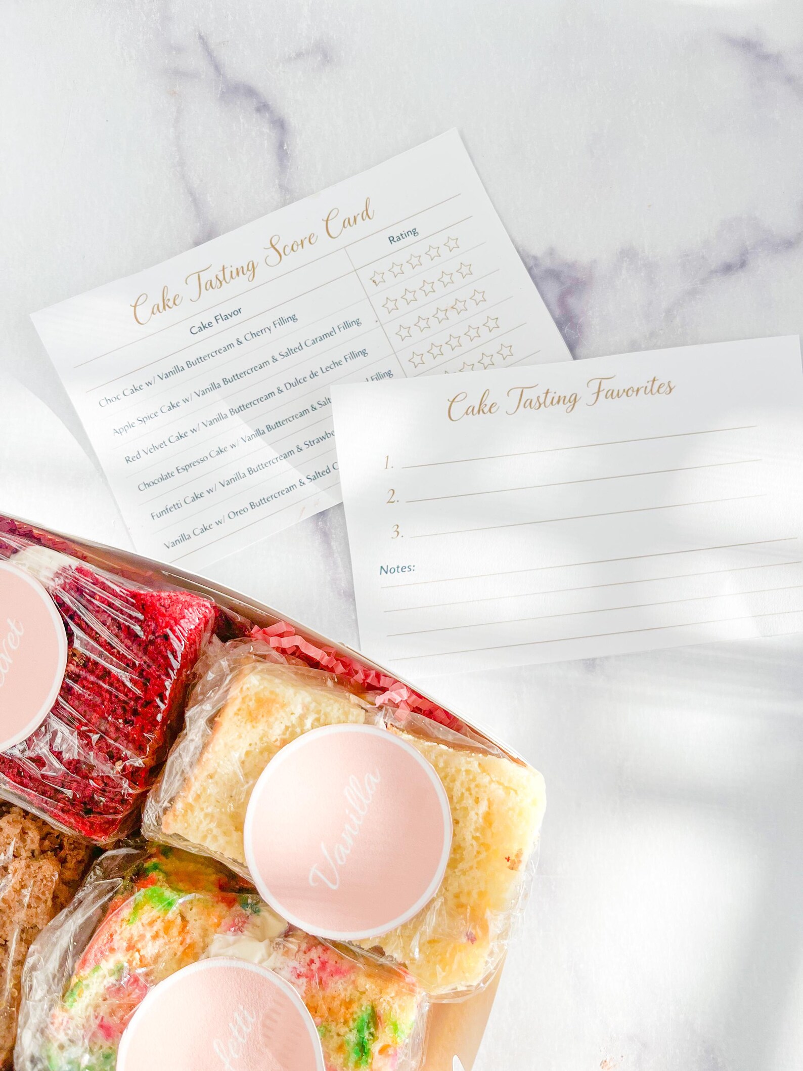 Editable Cake Tasting Score Card | Printable Cake Flavor Rating Sheet ...