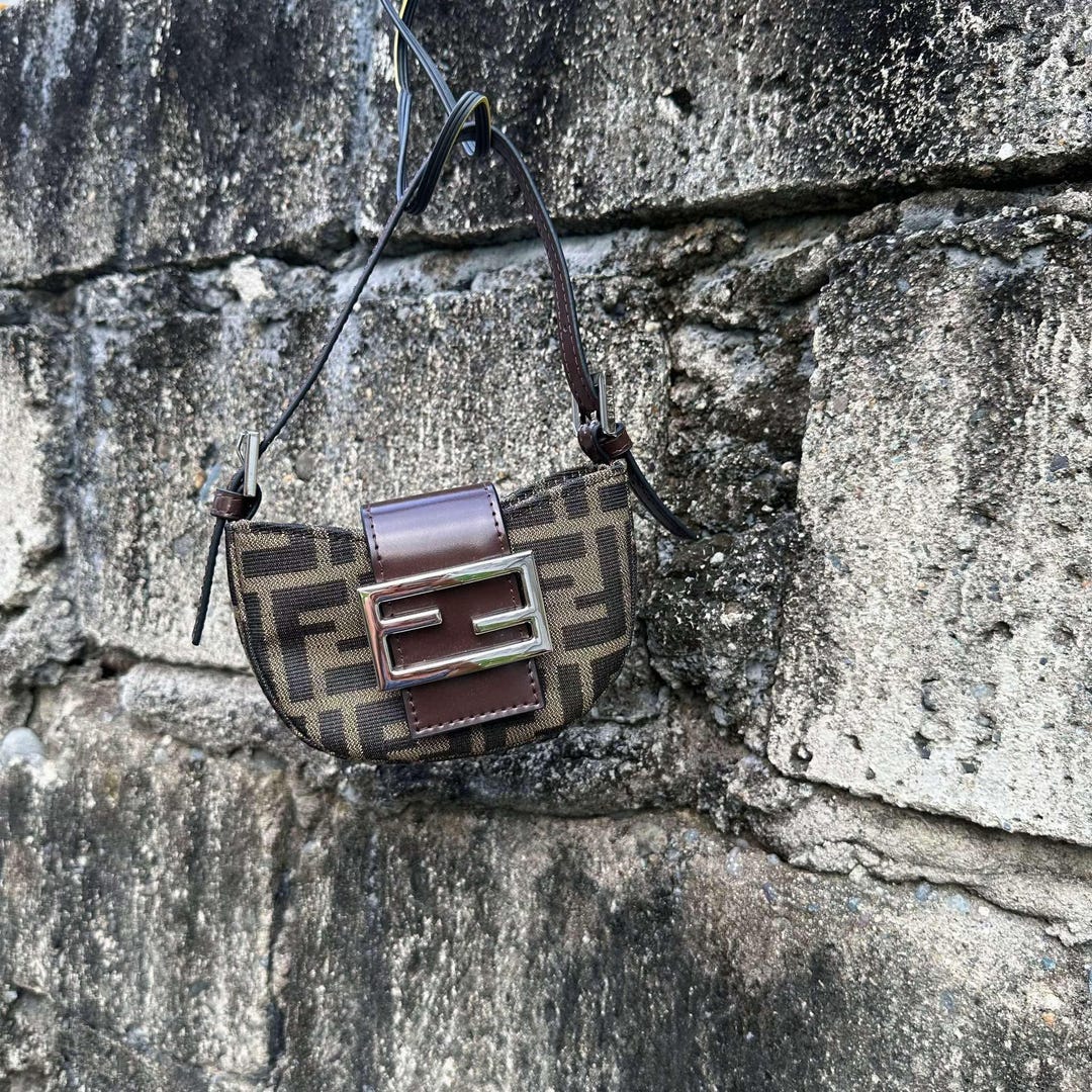 Fendi Zucca Mini Croissant Bag - Etsy