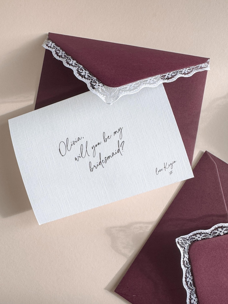 Vintage Personalised Bridesmaid Proposal Card - Will You Be My ...