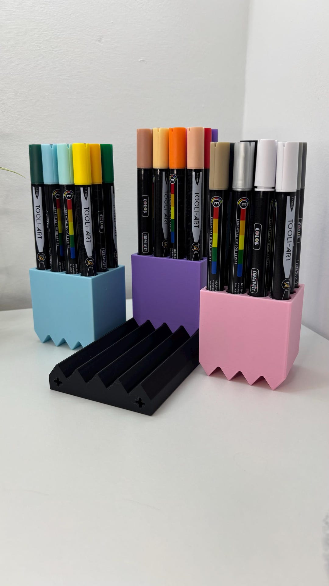Modular Customizable Desk Markers Pens Organizer Vvvv-shaped - Etsy