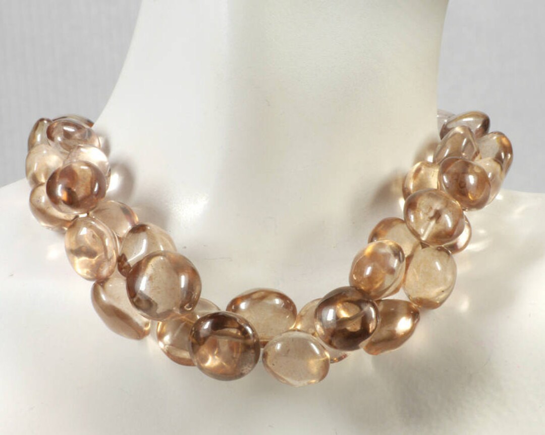 Peach Quartz Beads Smooth Mystic Golden Peach Quartz Onion Briolettes ...