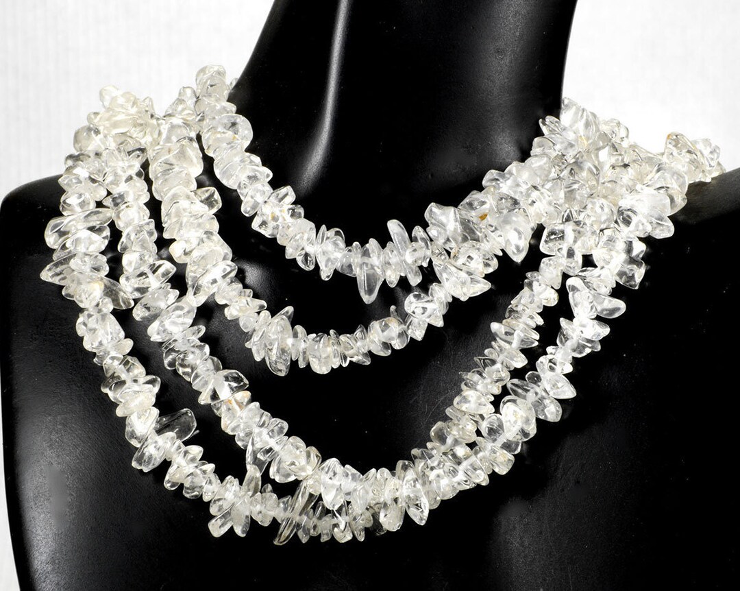 Quartz Chips, Smooth Tumbled Rock Crystal Quartz Chips, Earth Mined ...