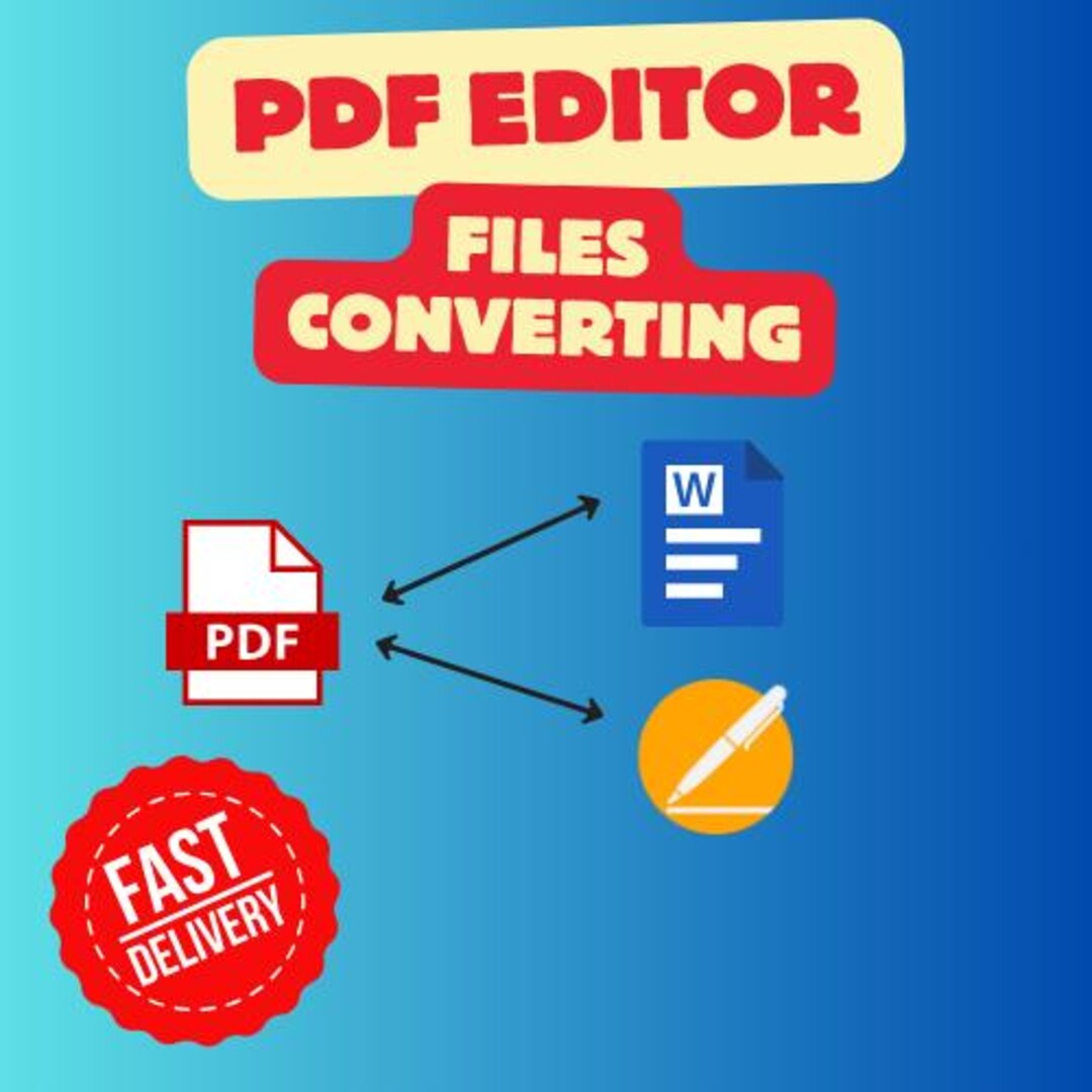 PDF Conversion and Editing | Convert Word, Pages, PDF Files | Text ...