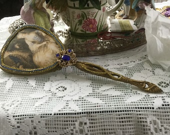 Jeweled Hand Mirror | Etsy