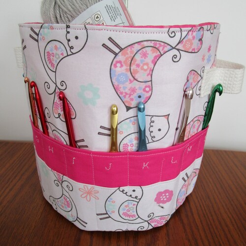 Fabric Baskets Pdf Sewing Pattern 2 Sizes Etsy