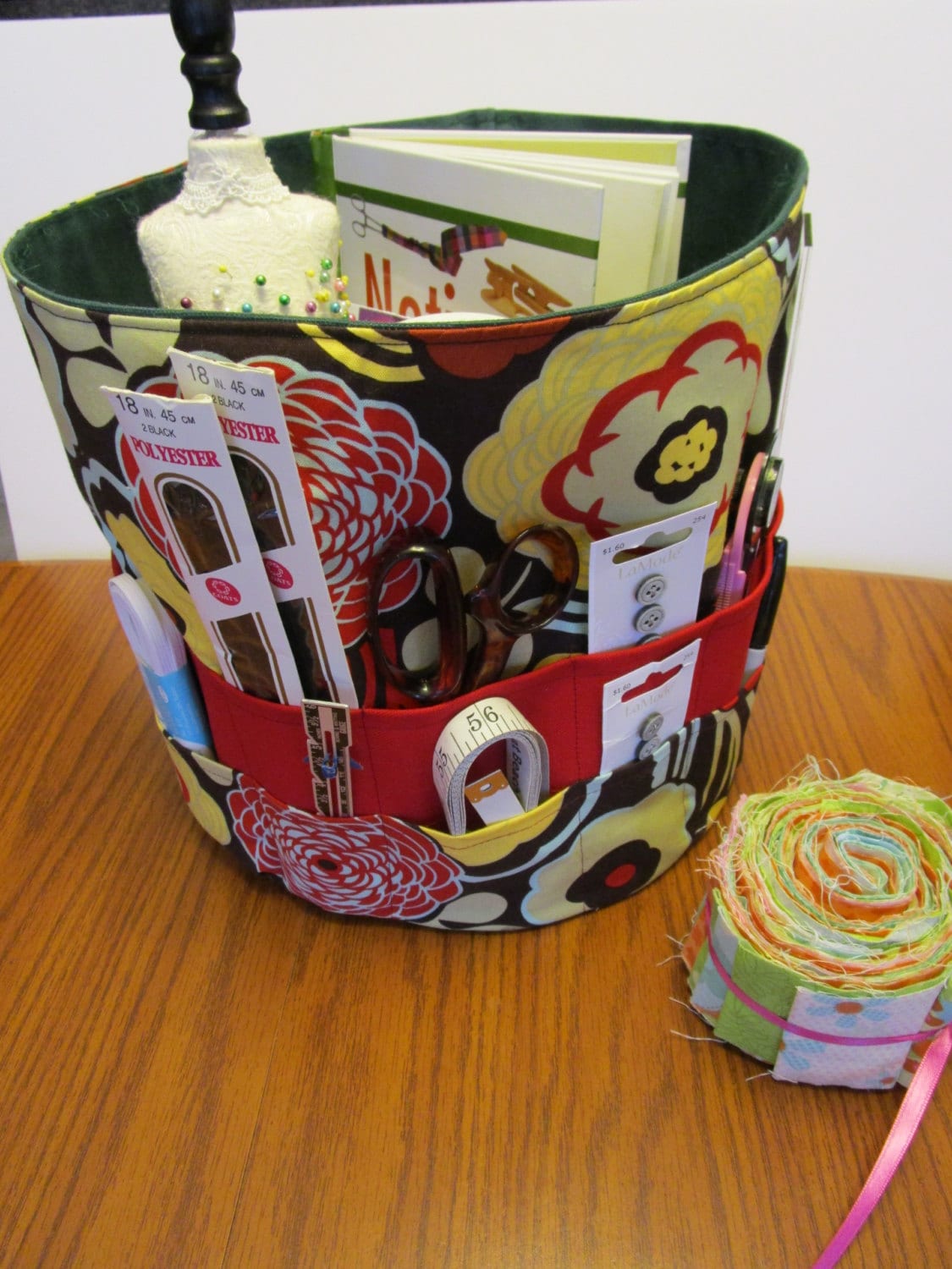 Fabric Baskets Pdf Sewing Pattern 2 Sizes Etsy