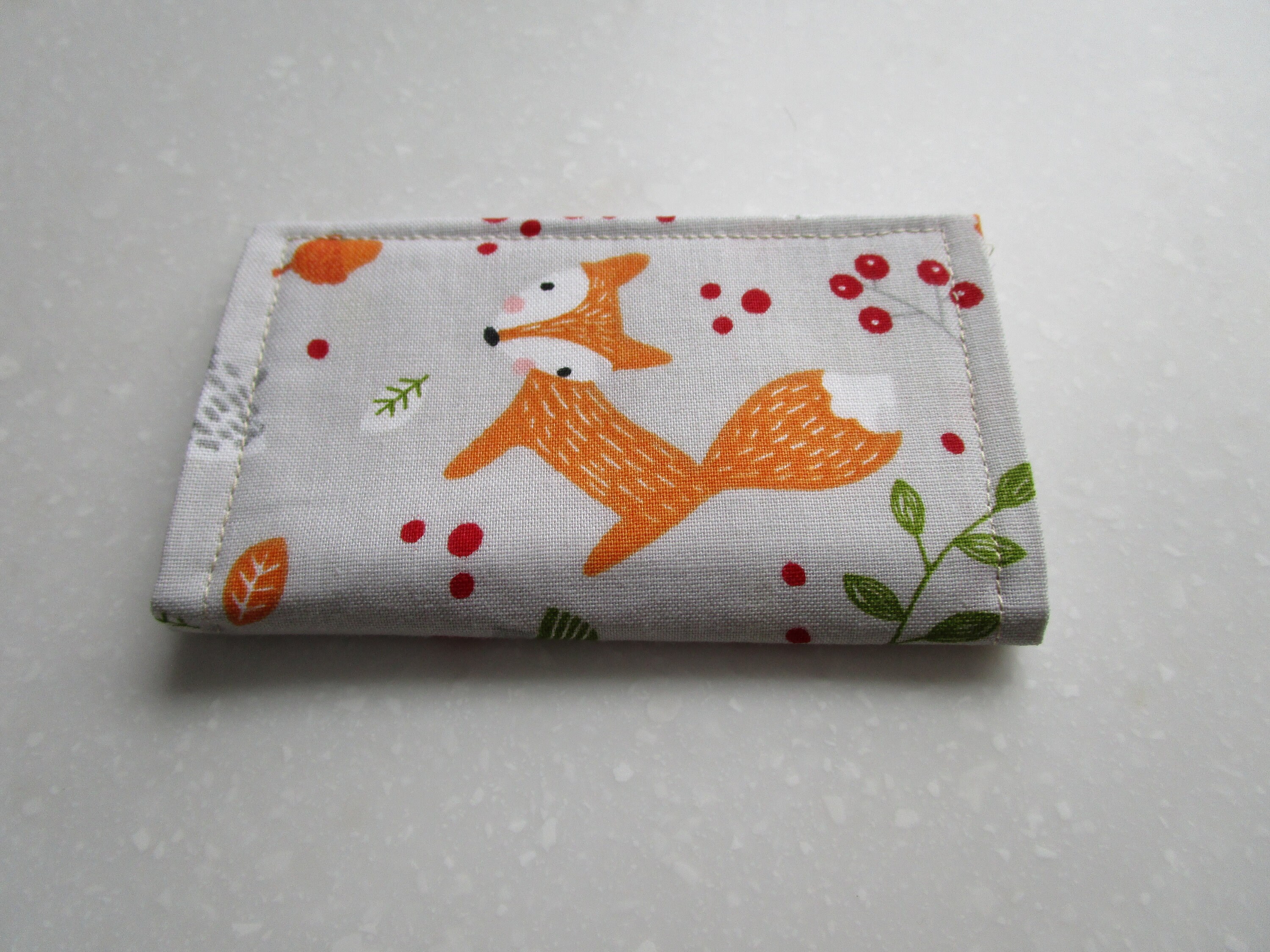Fox Travel Wallet, Gift Card Holder, Business Card Case - Etsy
