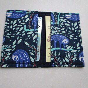 Sloth Womens Wallet, Business Card Holder, Badge Travel Gifts, ID ...