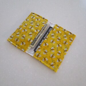 Bumble Bees Womens Wallet, Business Card Holder, Badge ID Gift for Kids ...
