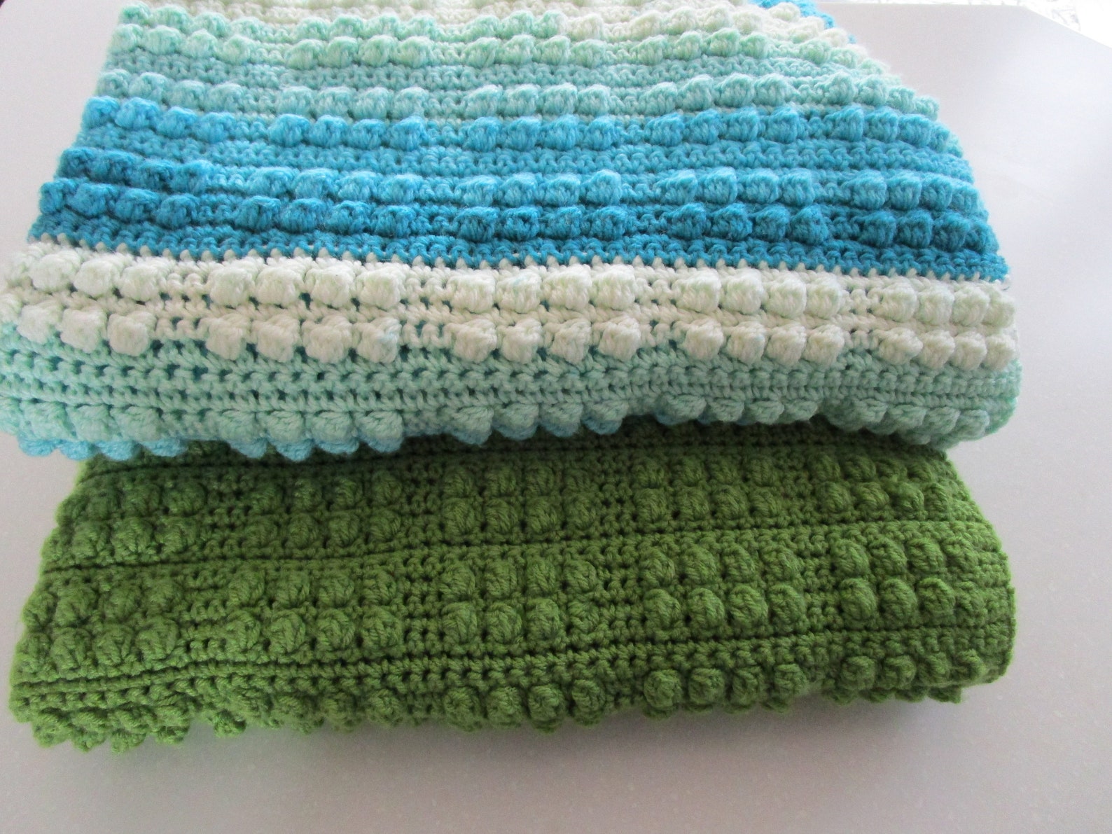 Crochet Patterns Gradient Yarn Blanket Chunky Blanket - Etsy