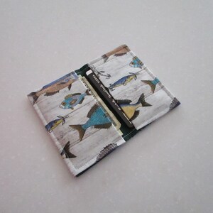 Mens Wallet, Fisherman Gift Card Holder, Fishing ID Badge, Business ...