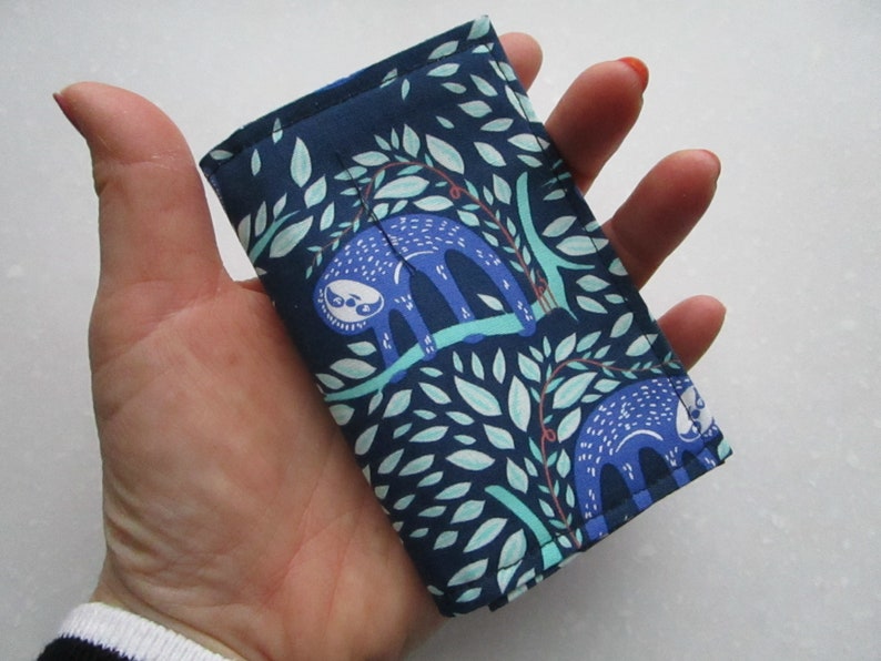 Sloth Womens Wallet Business Card Holder Badge Travel Gifts | Etsy