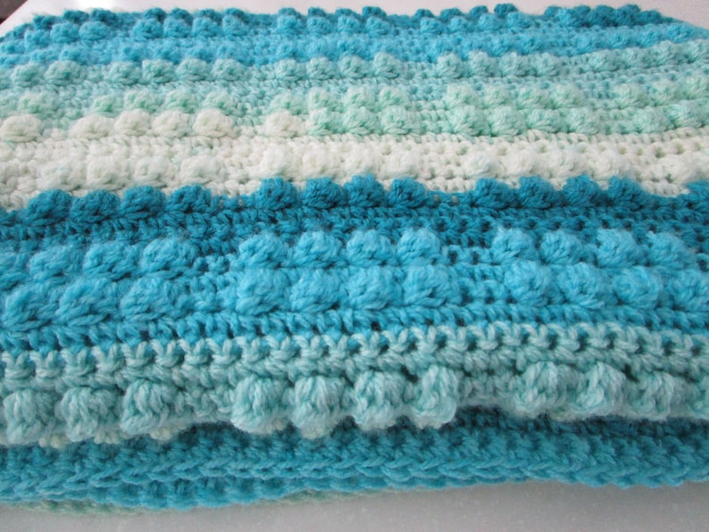 Crochet Patterns Gradient Yarn Blanket Chunky Blanket - Etsy
