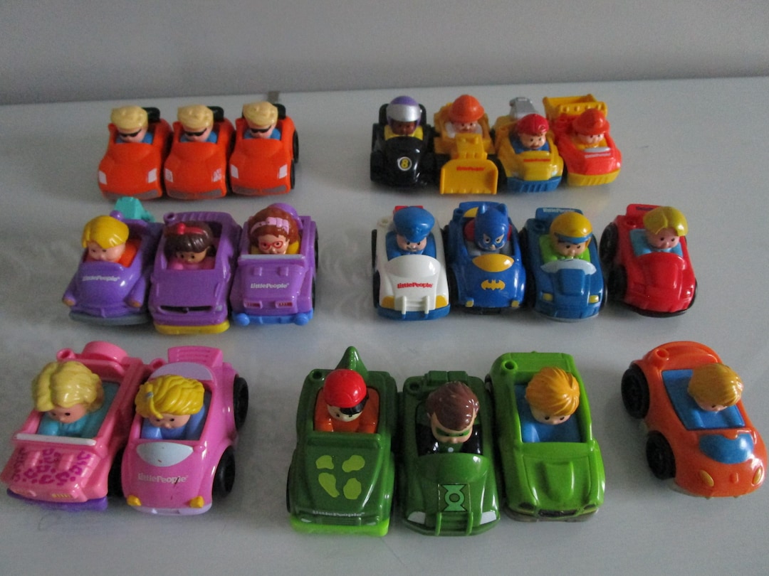 Fisher Price Little People DC Comics Wheelies Single Cars - Etsy