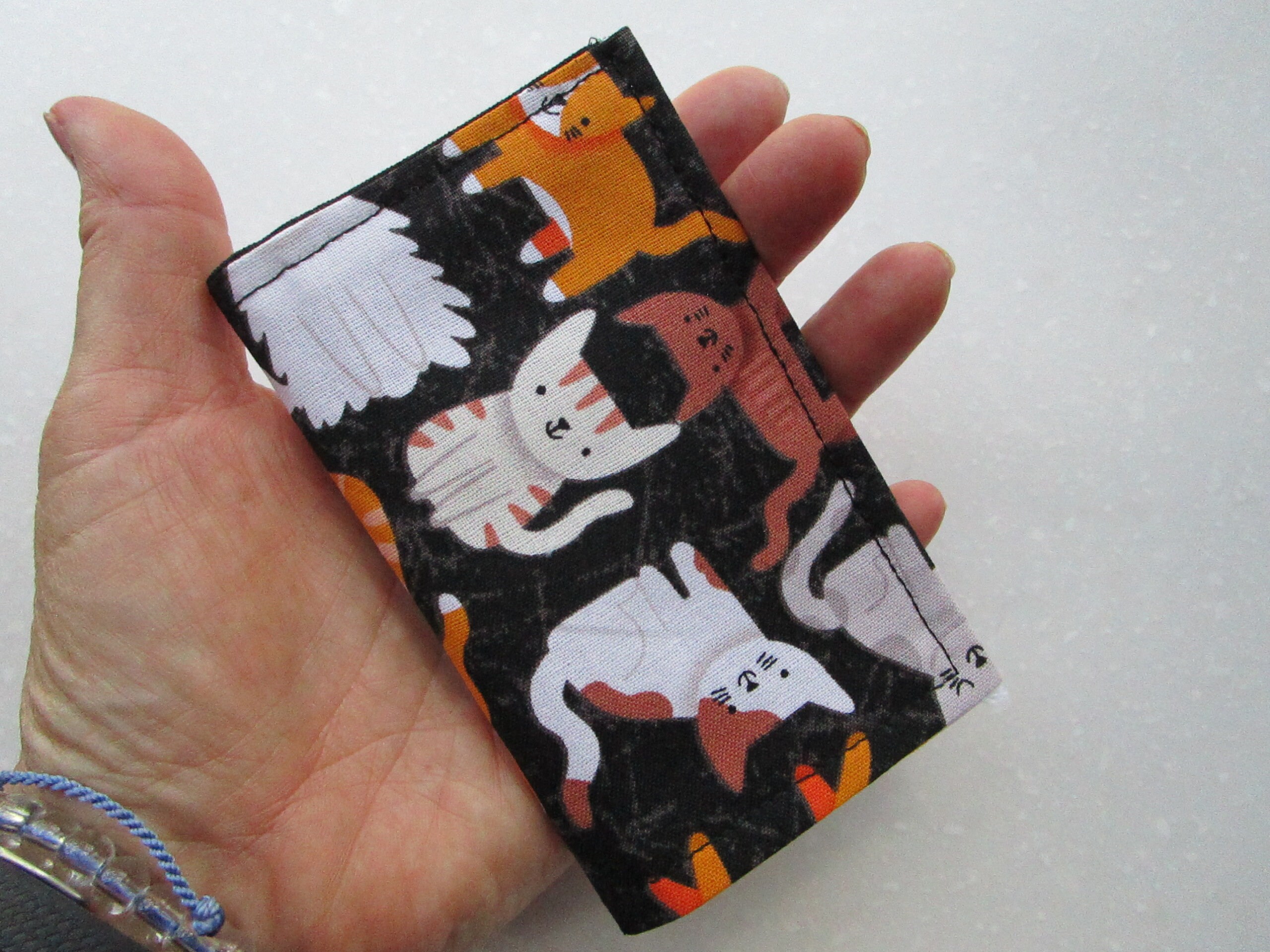 Cat Lover Gift Business Card Holder Womens Wallet Badge ID | Etsy