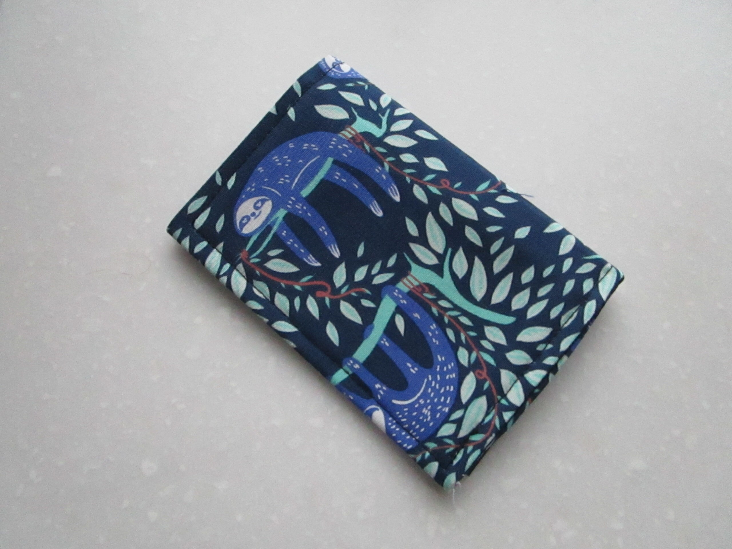 Sloth Womens Wallet Business Card Holder Badge Travel Gifts | Etsy