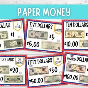 US Money Posters, Classroom Posters, US Coins, US Paper Money, Large ...