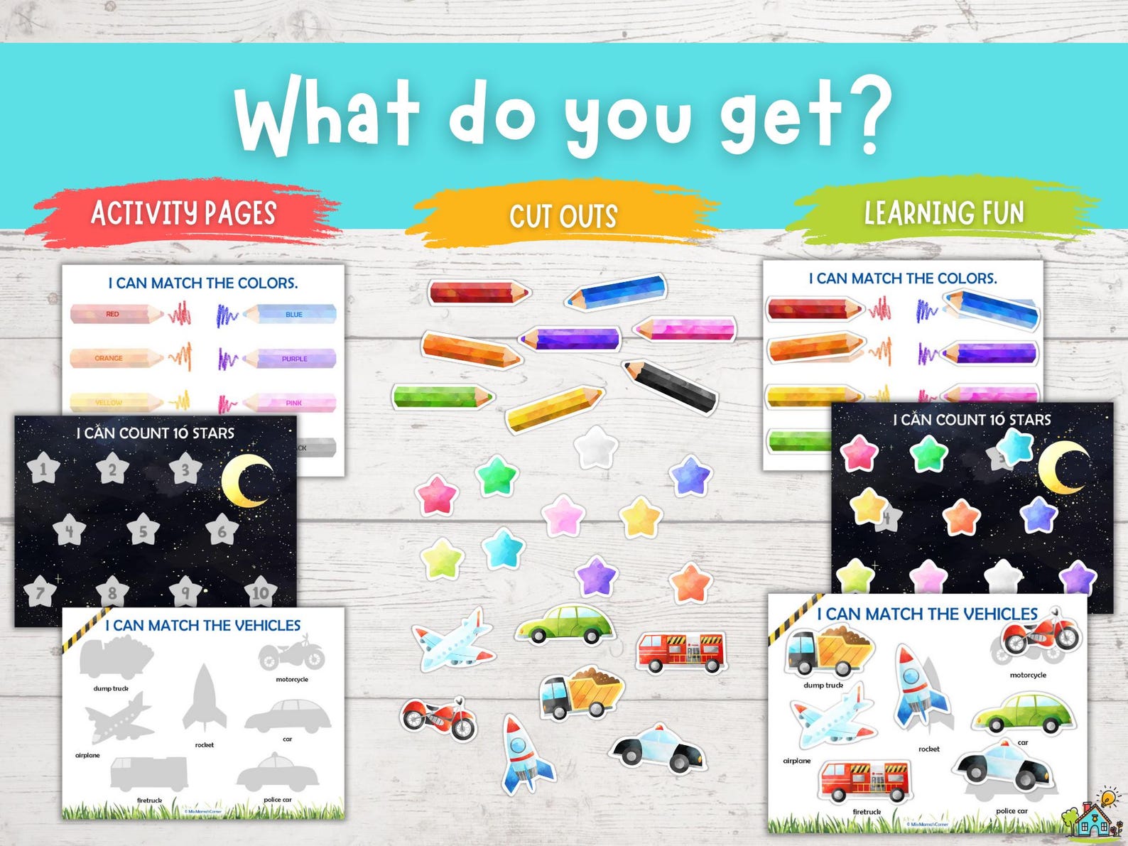 Toddler Busy Book, Busy Book, Printable Toddler Busy Book, Toddler ...