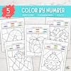 Juneteenth Color-by-number, June 19 Activity for Kids, Math and ...