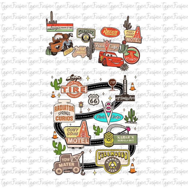 Disney Cars Friends Bundle Png, Pixar Lightening Mcqueen Png,mcqueen ...