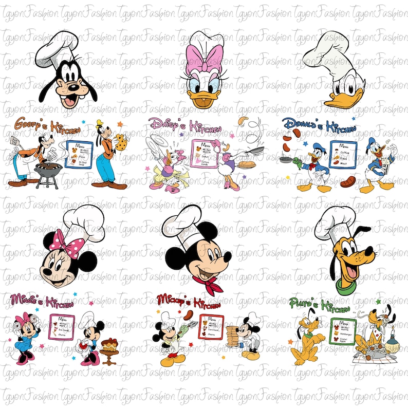 Disney Mickey and Friends Cooking Png, Disney Mickey & Co Png, Disney ...