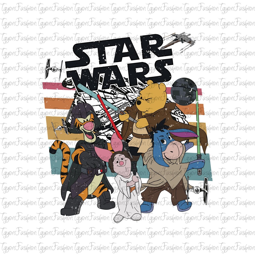 Disney Star Wars Winnie the Pooh Png, Galaxy's Edge Png, Darth Vader ...