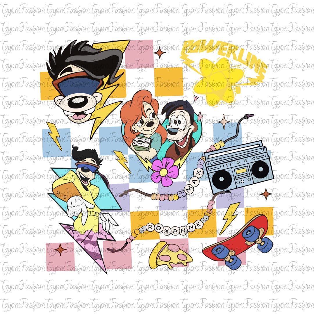 Disney Max and Roxanne Shirt, Disney Valentine's Day Png, Goofy Max ...