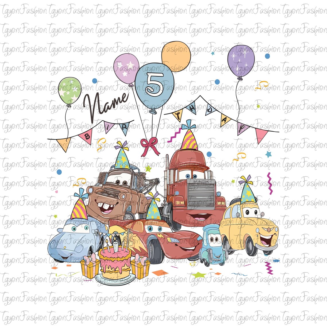 Disney Cars Friends Custom Png, Pixar Lightening Mcqueen Png,mcqueen ...