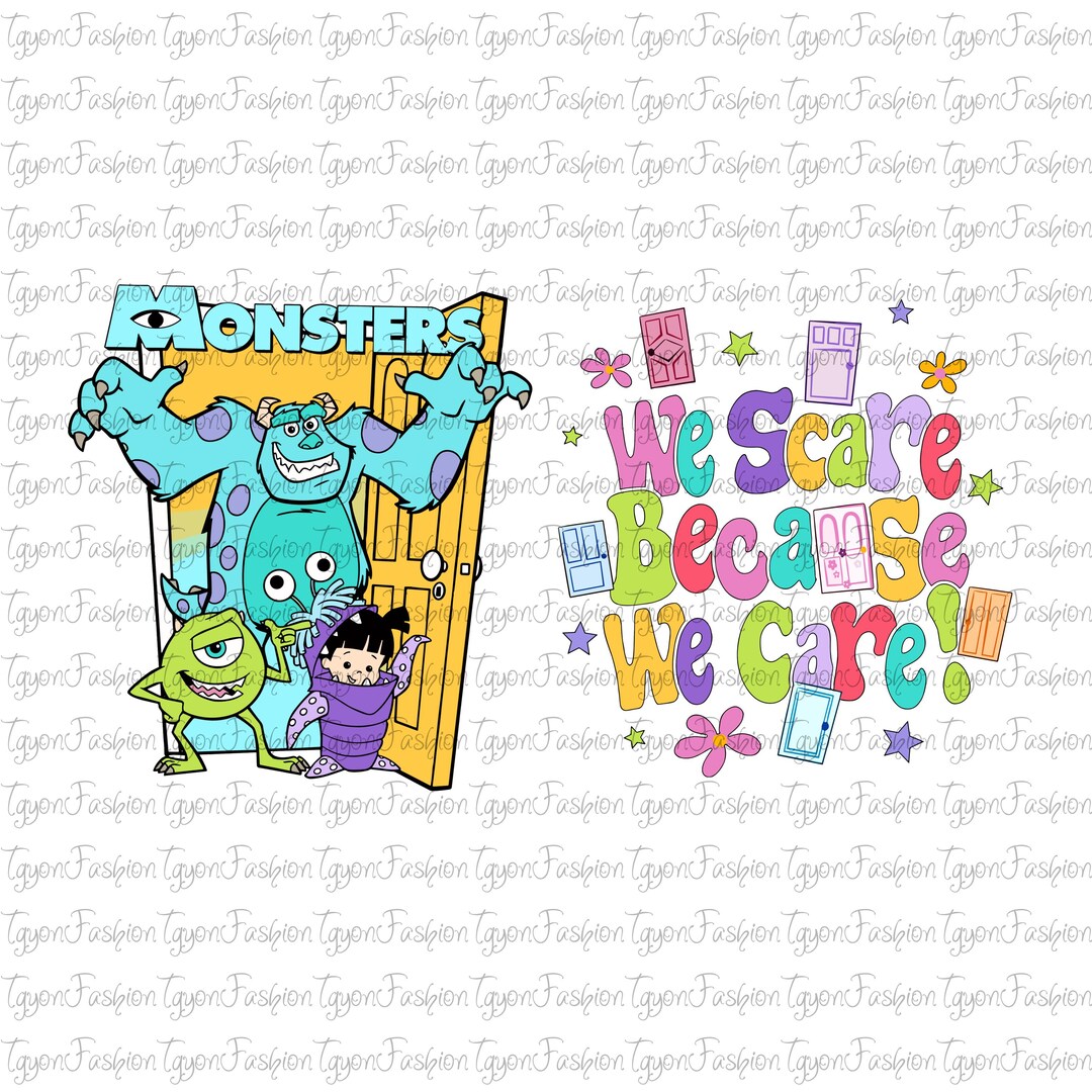 Disney Monsters Characters Bundle Png, Disney Monsters Mike Png,we ...