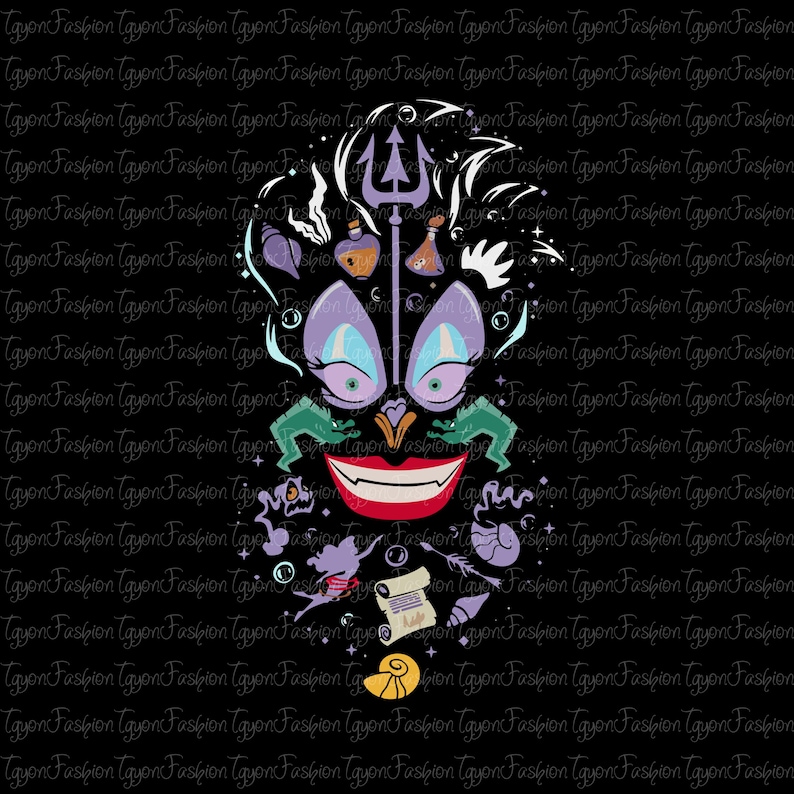 Disney Villains Ursula Png,the Little Mermaid Ursula Png,disney Ariel ...