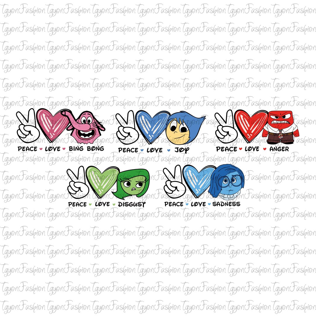 Disney Inside Out Characters Bundle Png,inside Out 2 Png,today I Feel ...