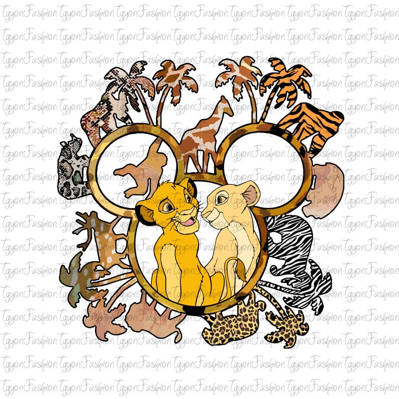 Disney Lion King Simba and Nala Bundle Png, Hakuna Matata Png, Simba ...