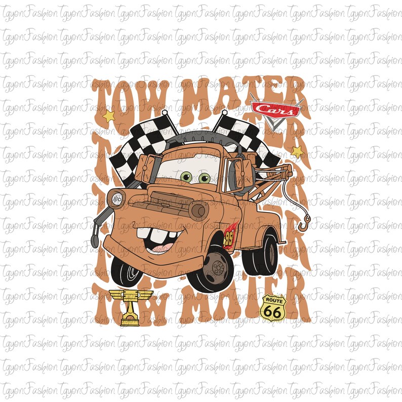 Disney Cars Tow Mater Bundle Png, Pixar Lightening Mcqueen Png,mcqueen ...